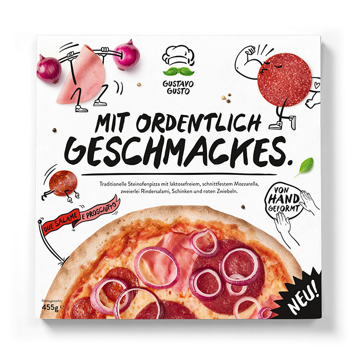 Tiefkühlpizza Sorten I Gustavo Gusto
